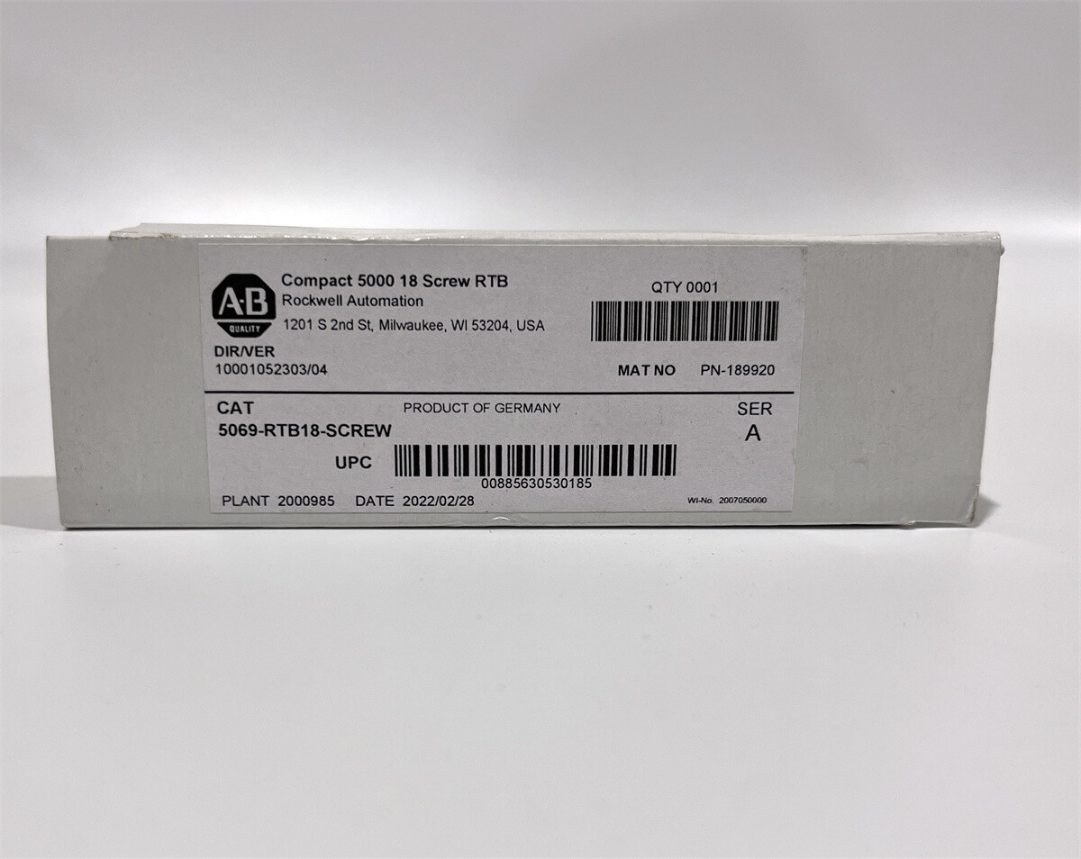 Allen Bradley 5069-RTB18-SCREW Power Terminal Kit for sale online | eBay