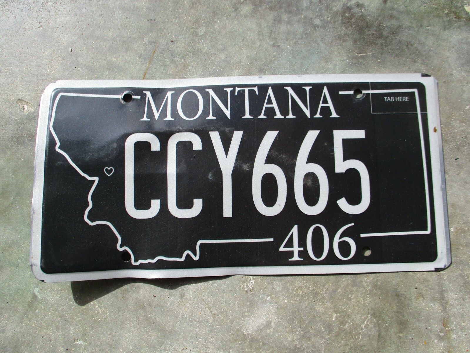Montana 406 license plate # CCY 665 | eBay