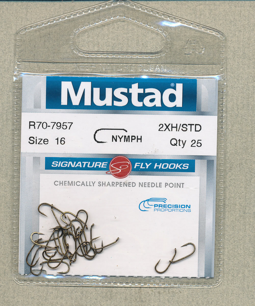 Mustad R70-7957 - nymph - size 16 (qty 25) | eBay