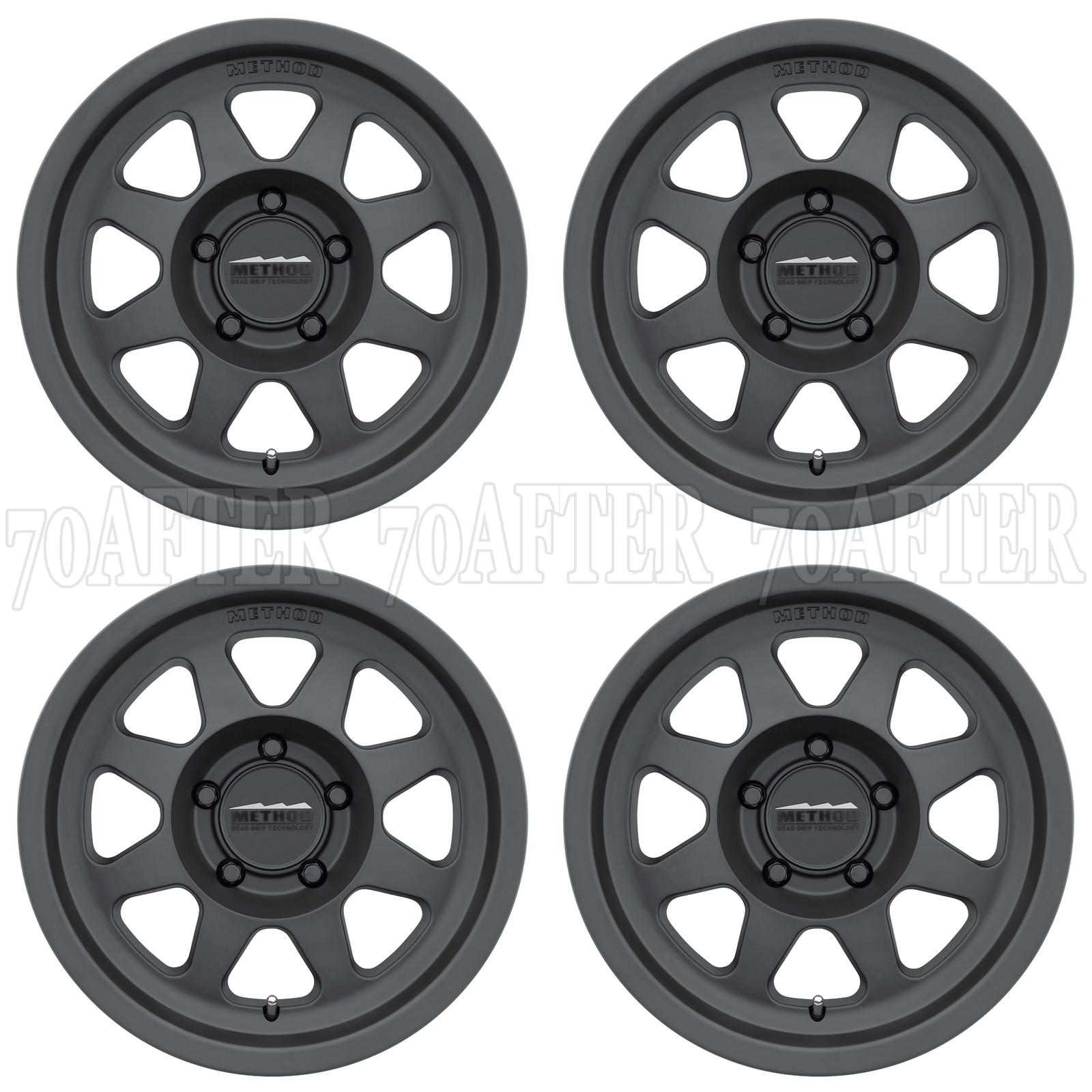 [4x] Method MR701 Rims Wheels [15x7 / 5x100 / ET:15mm / CB:56.1mm ...