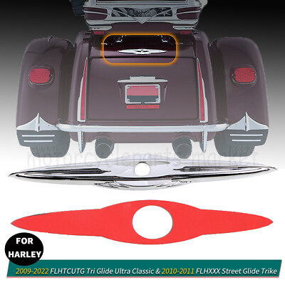 Chrome Trunk Latch Accent Trim For Harley Tri Glide Ultra FLHTCUTG ...