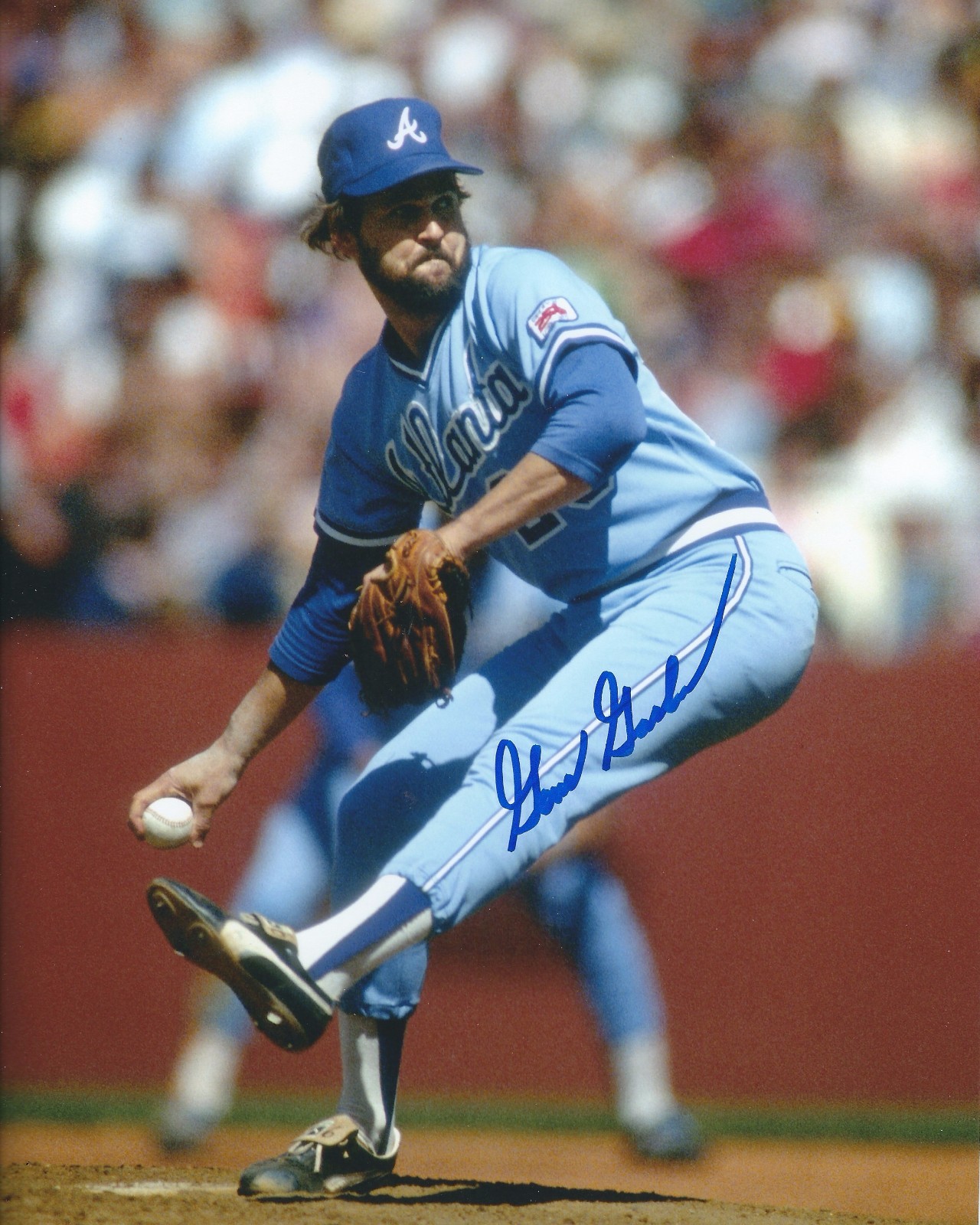 Signed 8x10 GENE GARBER Atlanta Braves Autographed photo - COA | eBay