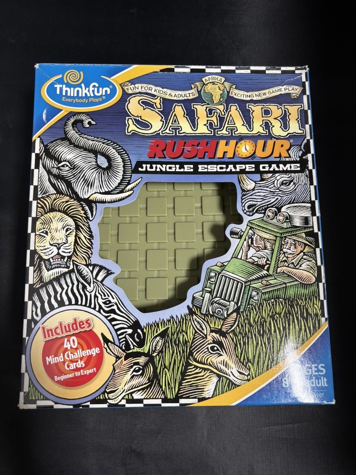 Vintage 1999 Safari Rush Hour Jungle Escape Game Puzzle Challenge | eBay