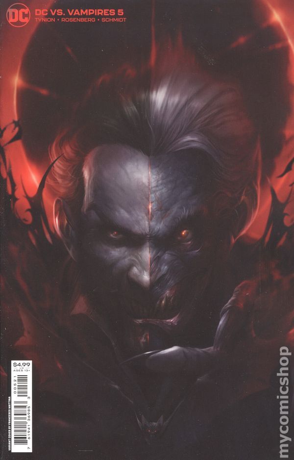 DC vs. Vampires #5B Mattina Variant NM 2022 Stock Image | eBay