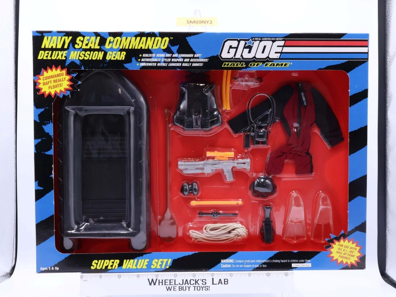 Navy Seal Commando Deluxe Mission Gear Set GI Joe Hall Of Fame MISB ...