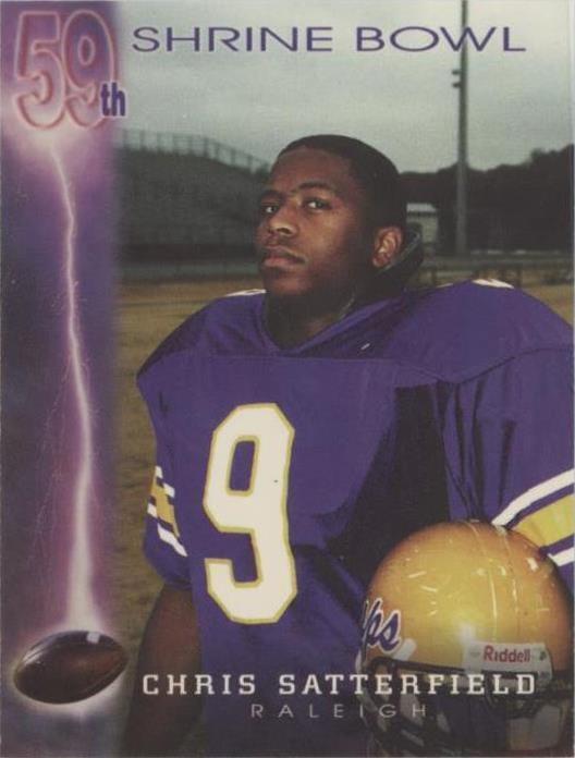 1996 Roox 59th Shrine Bowl High School Football - Chris Satterfield # ...