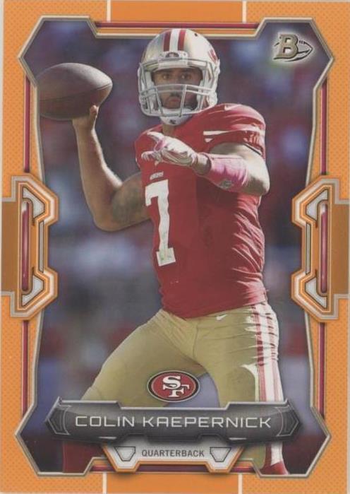 2015 Bowman - Colin Kaepernick #94 Orange /50 for sale online | eBay