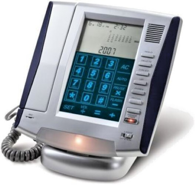 Landline Speaker Phone Talking Caller ID, Calendar LCD Touch-Panel ...