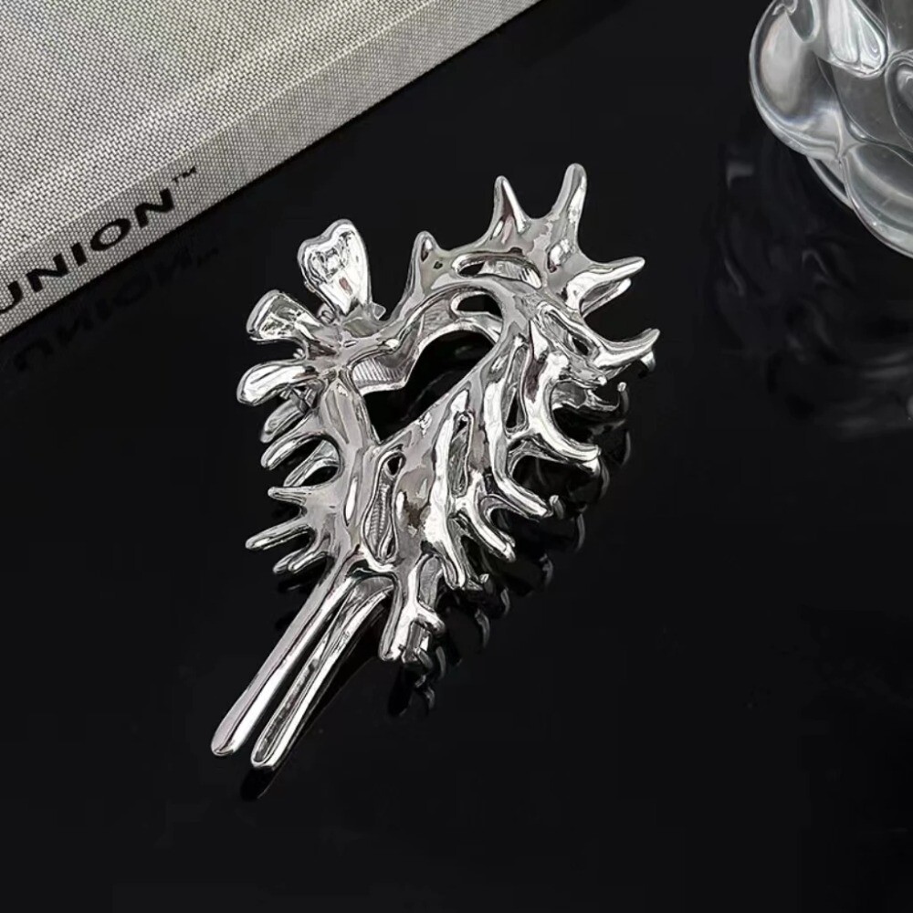 Liquid Metal Alien Conch Octopu Hair Claws Punk INS Hairpin Styling ...