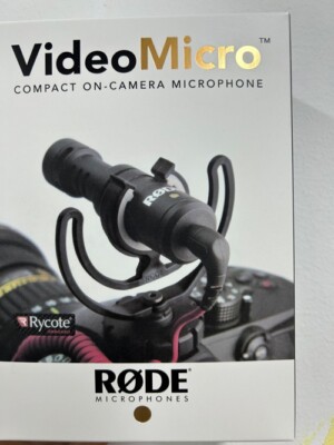 Rode VideoMicro Compact On-Camera Microphone with Rycote Lyre Shock ...