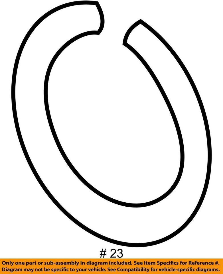 GM OEM 20-24 Encore GX Axle Differential-Oil Slinger Retainer 23432713 ...