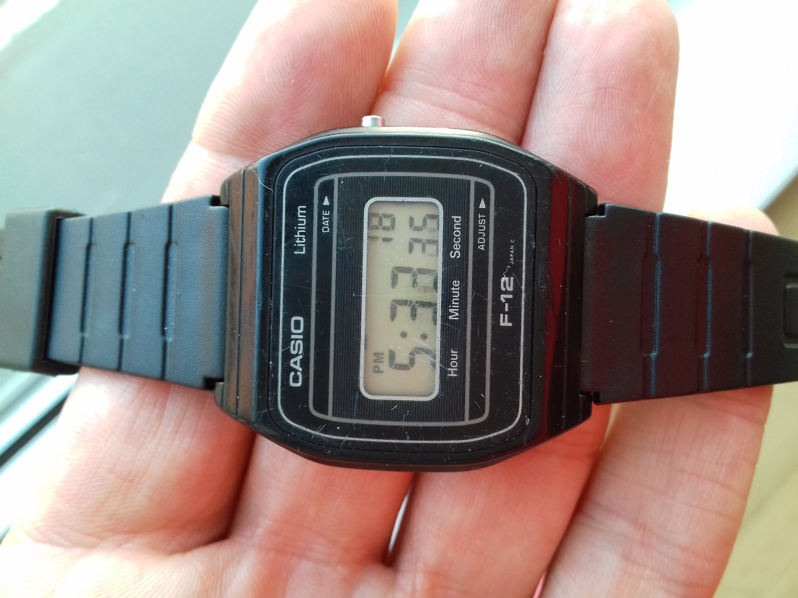Casio VINTAGE(1984) F-12 MODULE 500 WATCH ULTRA RARE JAPAN R MONTRE ...