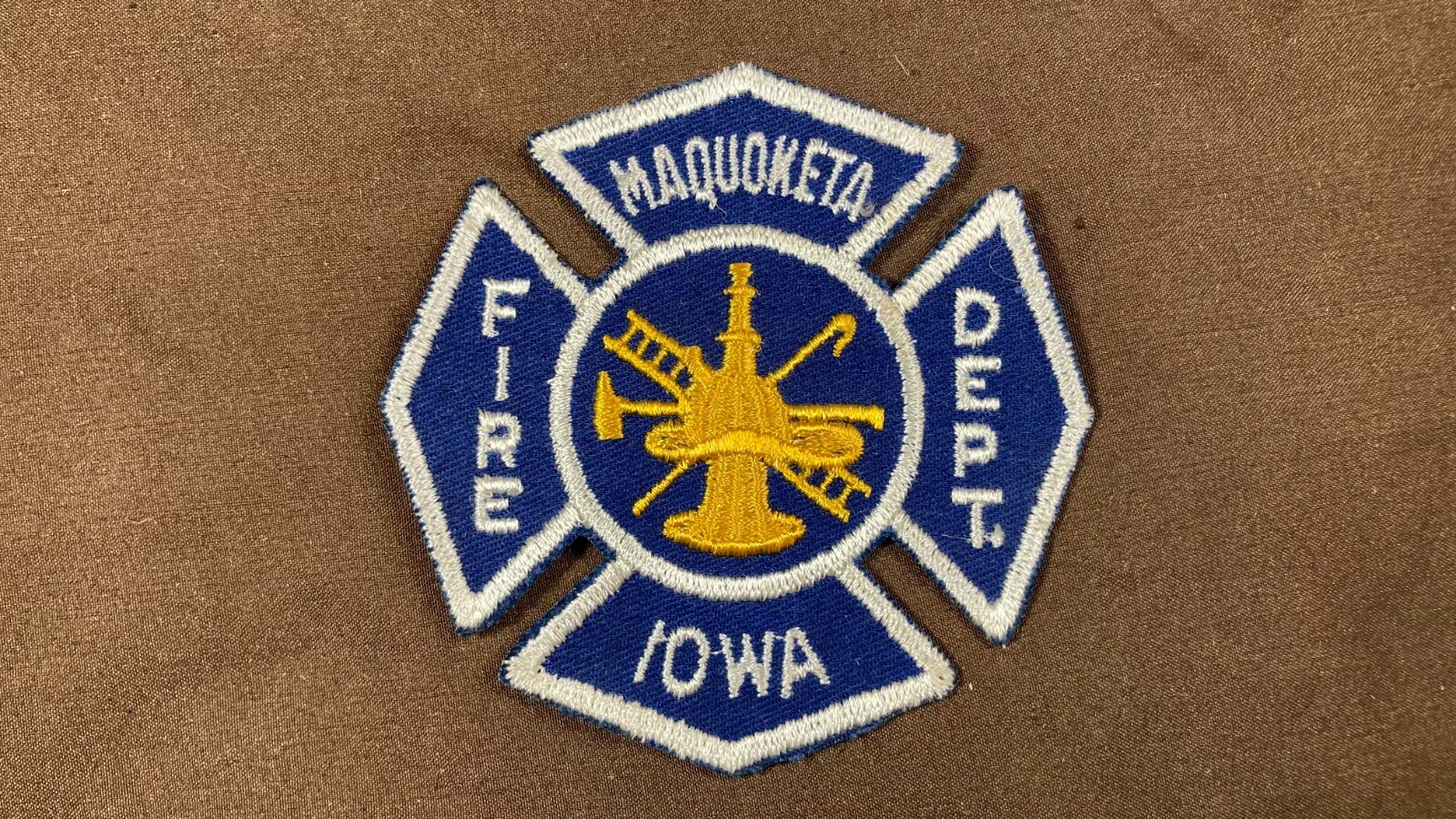 Maquoketa Iowa IA Fire Department Patch Firefighter Vintage | eBay