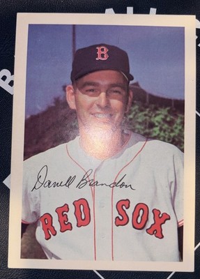 1967 Team Issue DARRELL BRANDON Red Sox 4 x 5-5/8 NM Rare | eBay