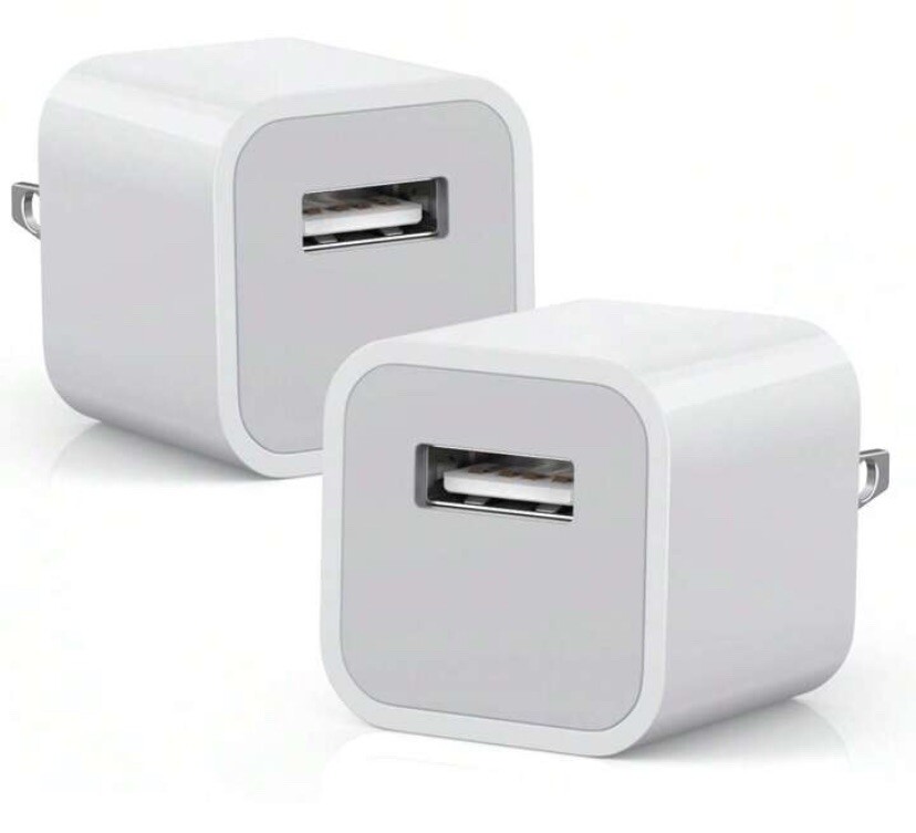 Square Power Adapter With One Port 1A (Black/White) | eBay