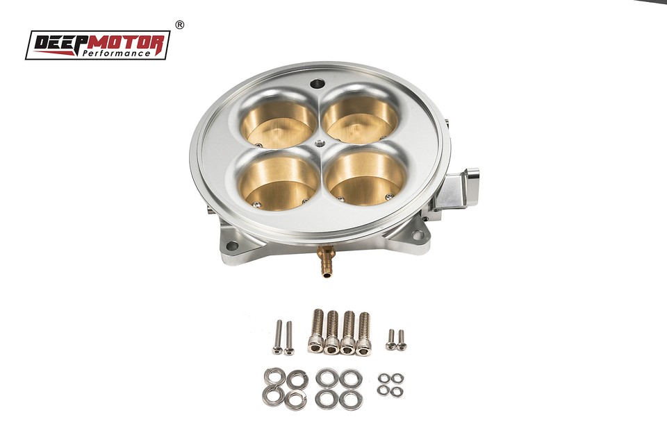 Deepmotor Billet Aluminum 2200 CFM 4 Barrel 4500 Dominator Throttle ...