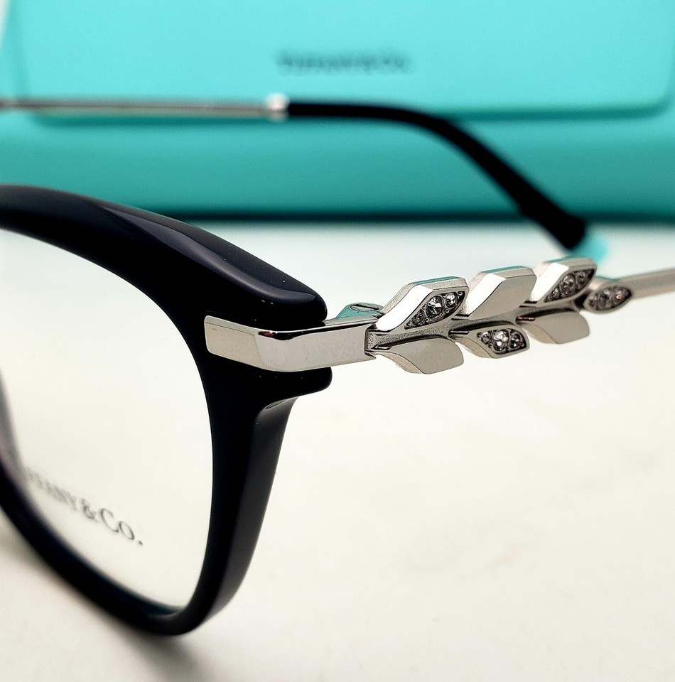 Tiffany & Co. Reading Glasses TF 2219-B 8001 54-16 Black & Silver ...