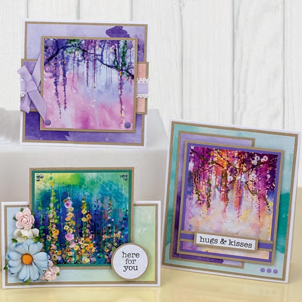 14pcs DIY Background Scrapbooking Photo Album Paper Cards Decorative ...