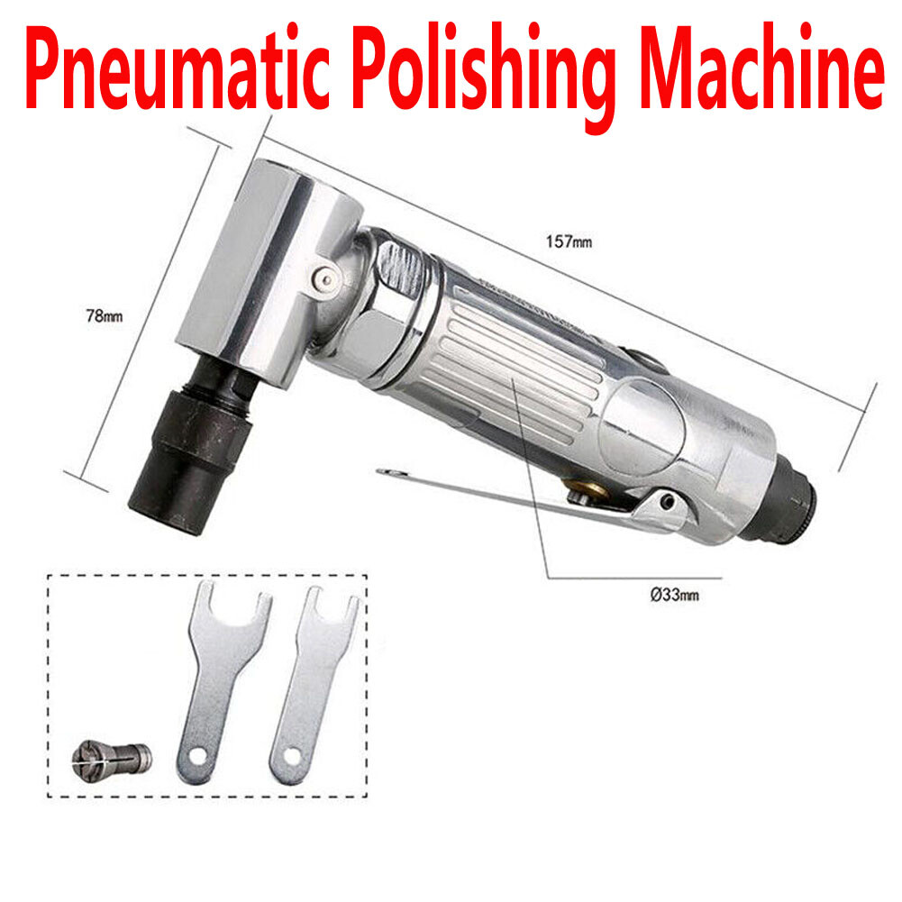 1/4"Collet Air Angle Die Grinder 90 Degree Grinding Machine Pneumatic ...