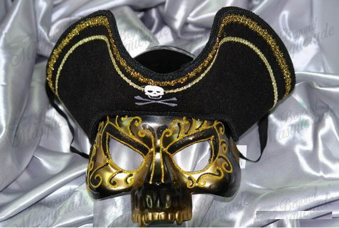 Mens Light Pirate Holloween Theater Costume Venetian Mardi Gras ...