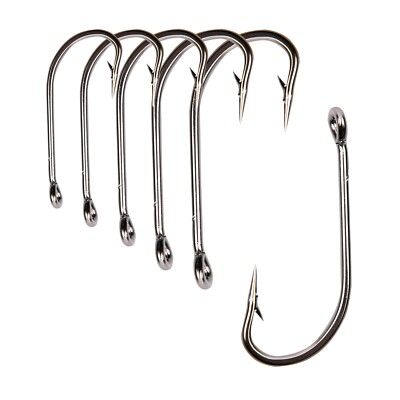 40pcs Saltwater Fishing Hooks Stainless Steel 34007 O'shaughnessy ...