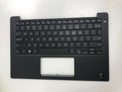 Dell XPS 13 9360 9350 9343 Palmrest Upper Case & UK Backlit Keyboard ...