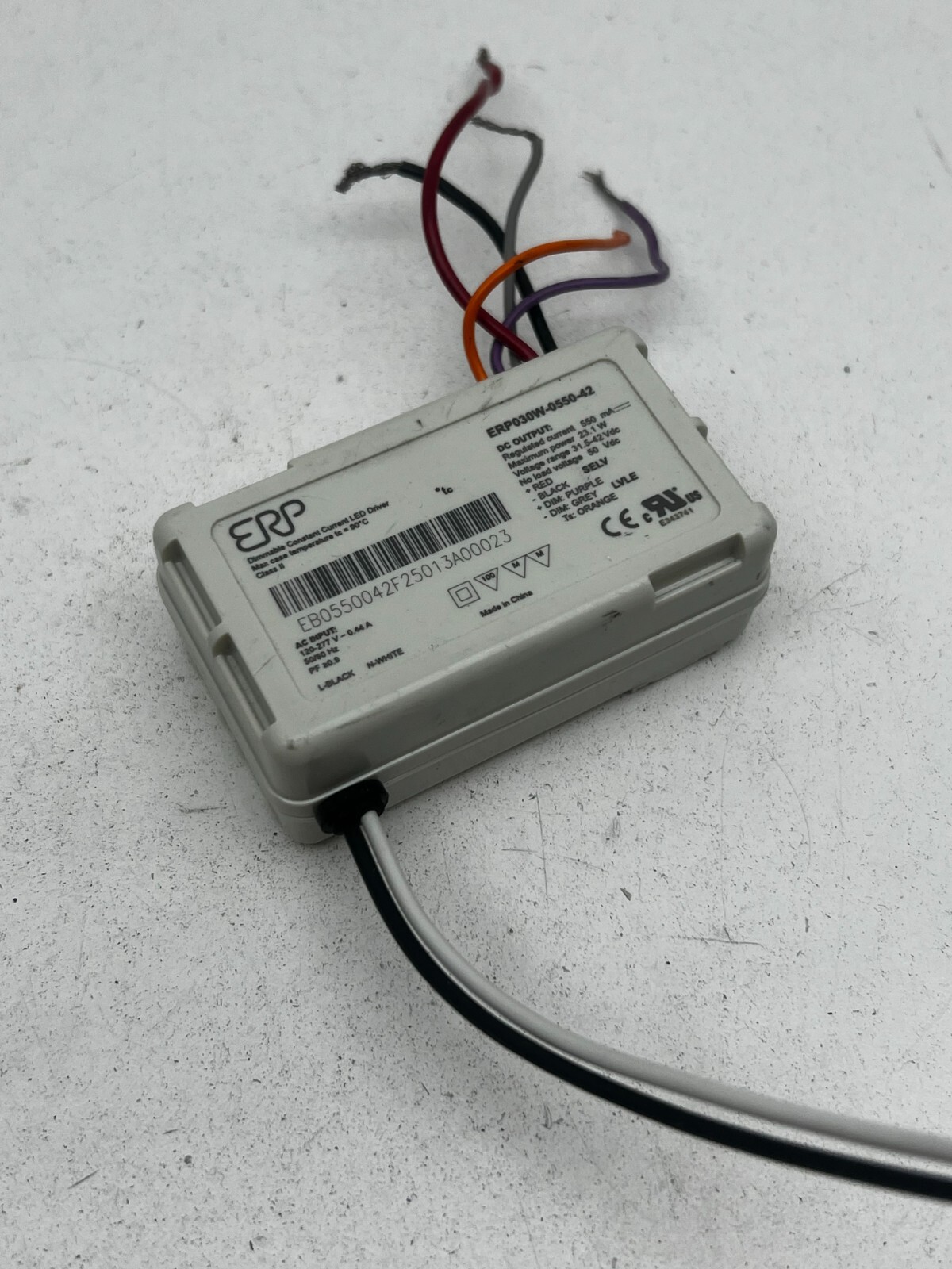 ERP ERP030W-0550-42 Dimmable Constant Current LED Driver 23.1W 31.5 ...