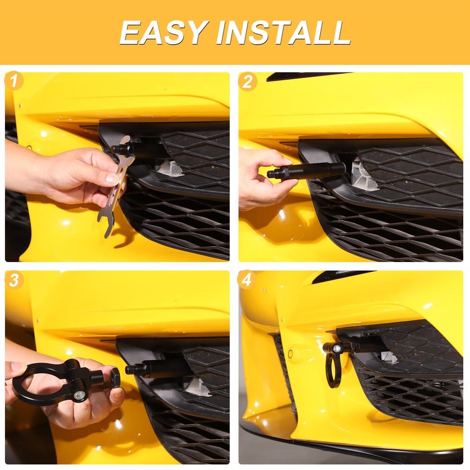 Car Front Bumper Racing Tow Hook Trailer Hook For Toyota Supra 2019 ...