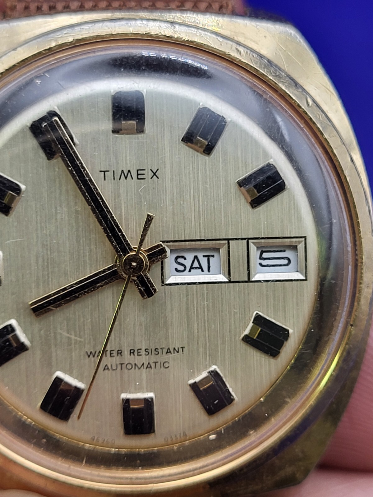 RARE VINTAGE TIMEX automatic watch GREAT BRITAIN 1973 watch working ...