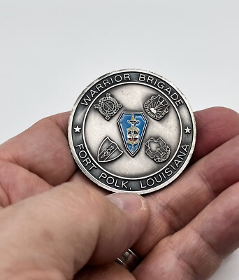 Vintage Fort Polk Warrior Brigade Command Team Coin | eBay