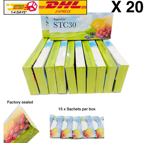 100% ORIGINAL 20 BOXES SUPERLIFE STC30 SUPPLEMENT STEMCELL ANTI-AGING ...