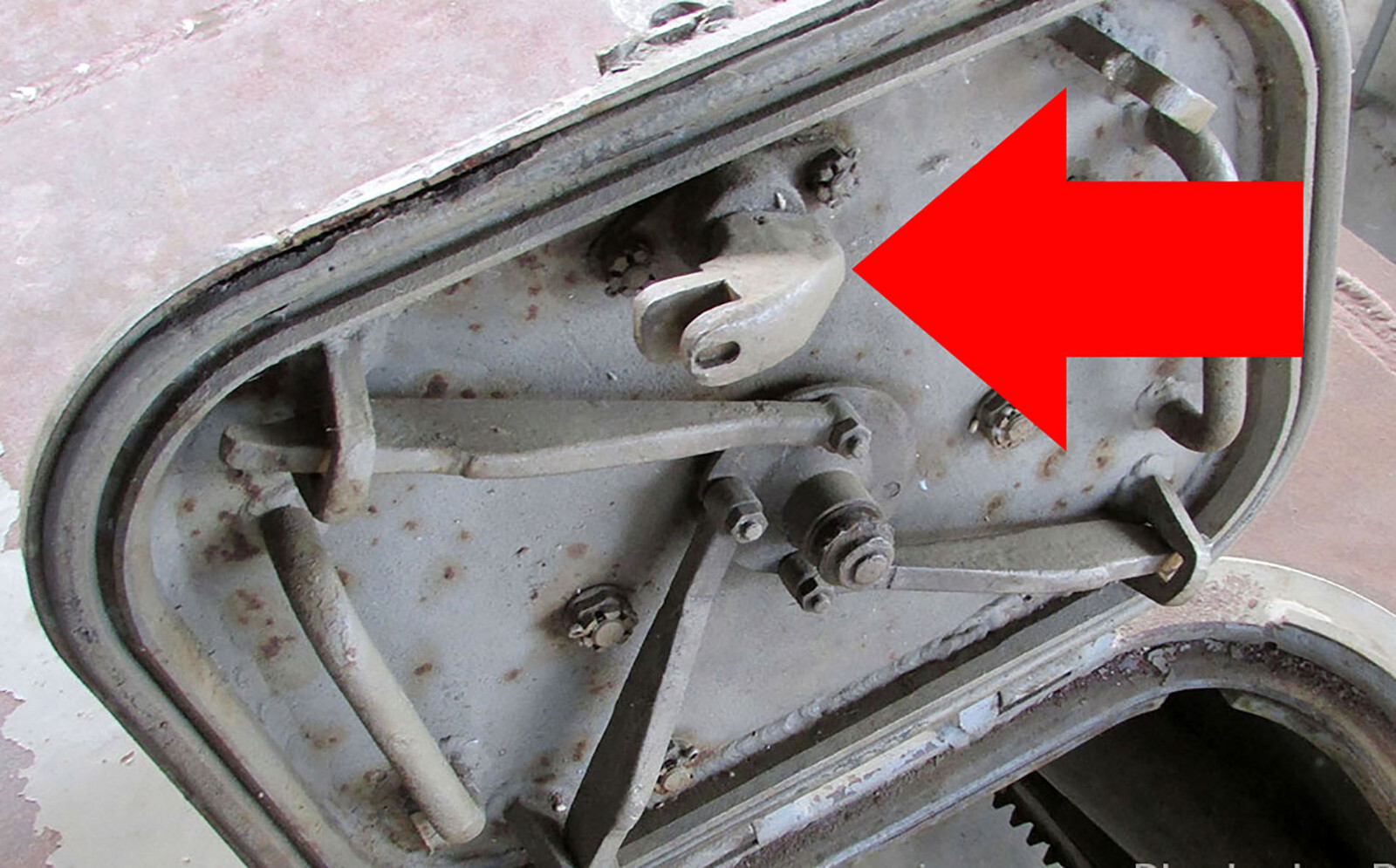 WW2 German Tiger I / Panzer VI / Sd.Kfz.181 forked locking latch ...