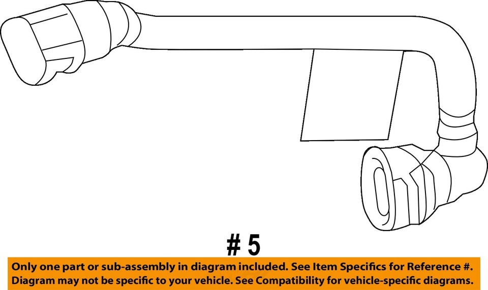 GM OEM 12-19 CTS Emission System Emission Components-Canister Hose ...