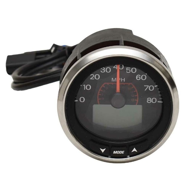 Evinrude ETEC Icon Pro Speedo Speedometer Kit 3" Black 80 MPH 0768055 ...