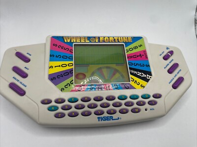 Wheel Of Fortune Handheld Game With Cartridge 1995 Tiger Electronics | eBay