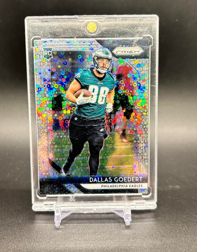 2018 Prizm Dallas Goedert No Huddle Silver Disco Rookie Card RC #299 ...