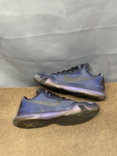 Nike Kobe X 10 Blackout Black Persian Purple Violet 705317-005 Mens ...