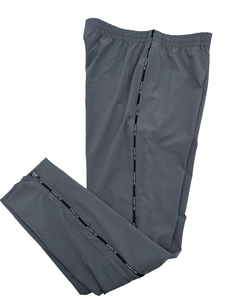 $85 New Balance Men's Polyester Track Pants - Grey/Black - Medium -New ...