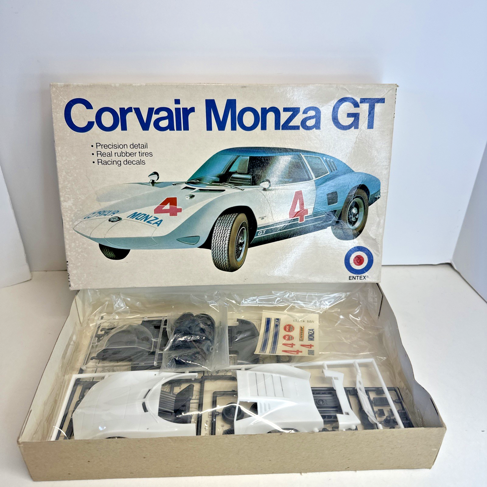 Vintage Chevy Corvair Monza GT 1:25 Scale Model Car Kit Open Box ...