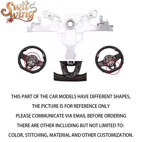 Real Carbon Fiber Steering Wheel Suede Fit Toyota Supra A90 MK5 2020 ...