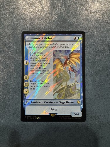 Summon: Valefor (Surge Foil) Commander: Final Fantasy Foil MAGIC MTG NM ...