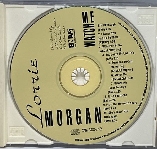 Lorrie Morgan – Watch Me CD, Album BNA Entertainment 1992 | eBay