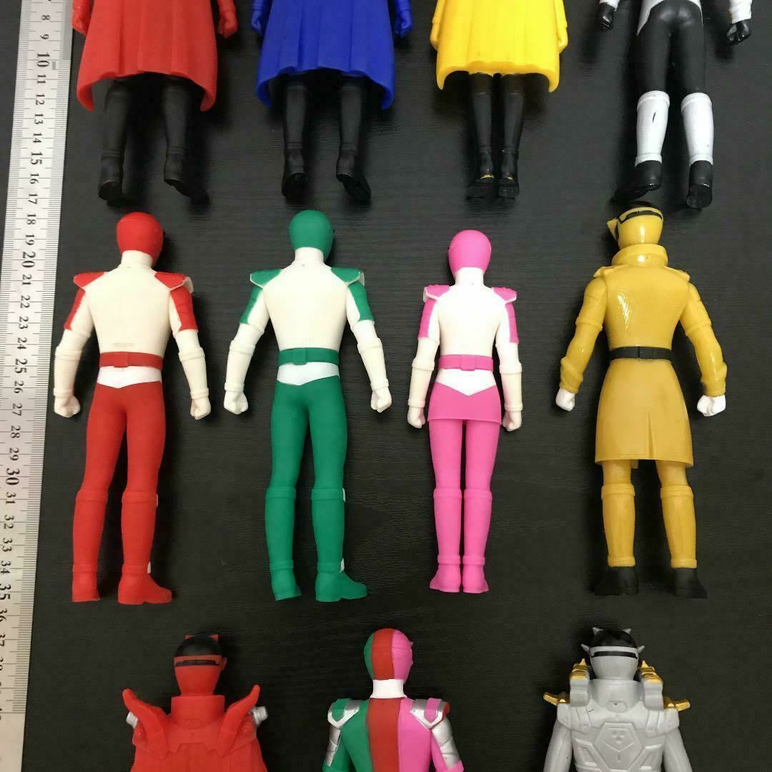 Power Rangers Lupinranger VS Patoranger Soft Vinyl Figure 11p Set 17cm ...