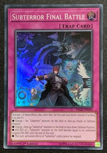 Subterror Final Battle | FIGA-EN050 | Super Rare | 1st Edition | YuGiOh ...