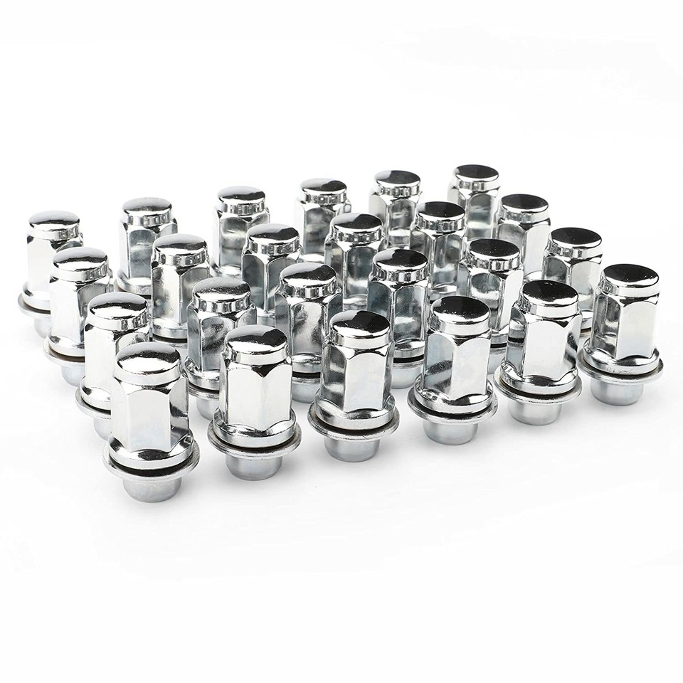 24 OEM Mag Lug Nuts 12x1.5 For 2000-2006 Toyota Tundra (LONG) Factory ...