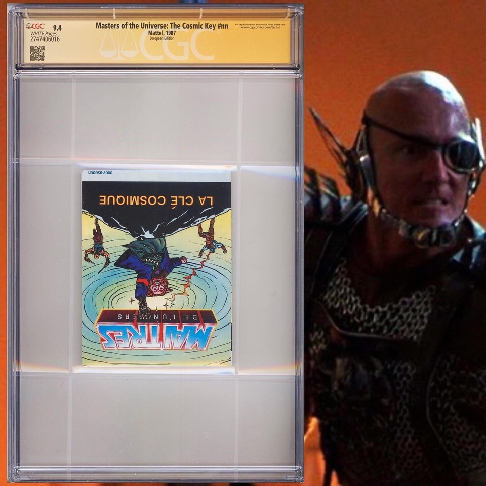 CGC 9.4 SS Masters of the Universe The Cosmic Key mini comic signed by ...