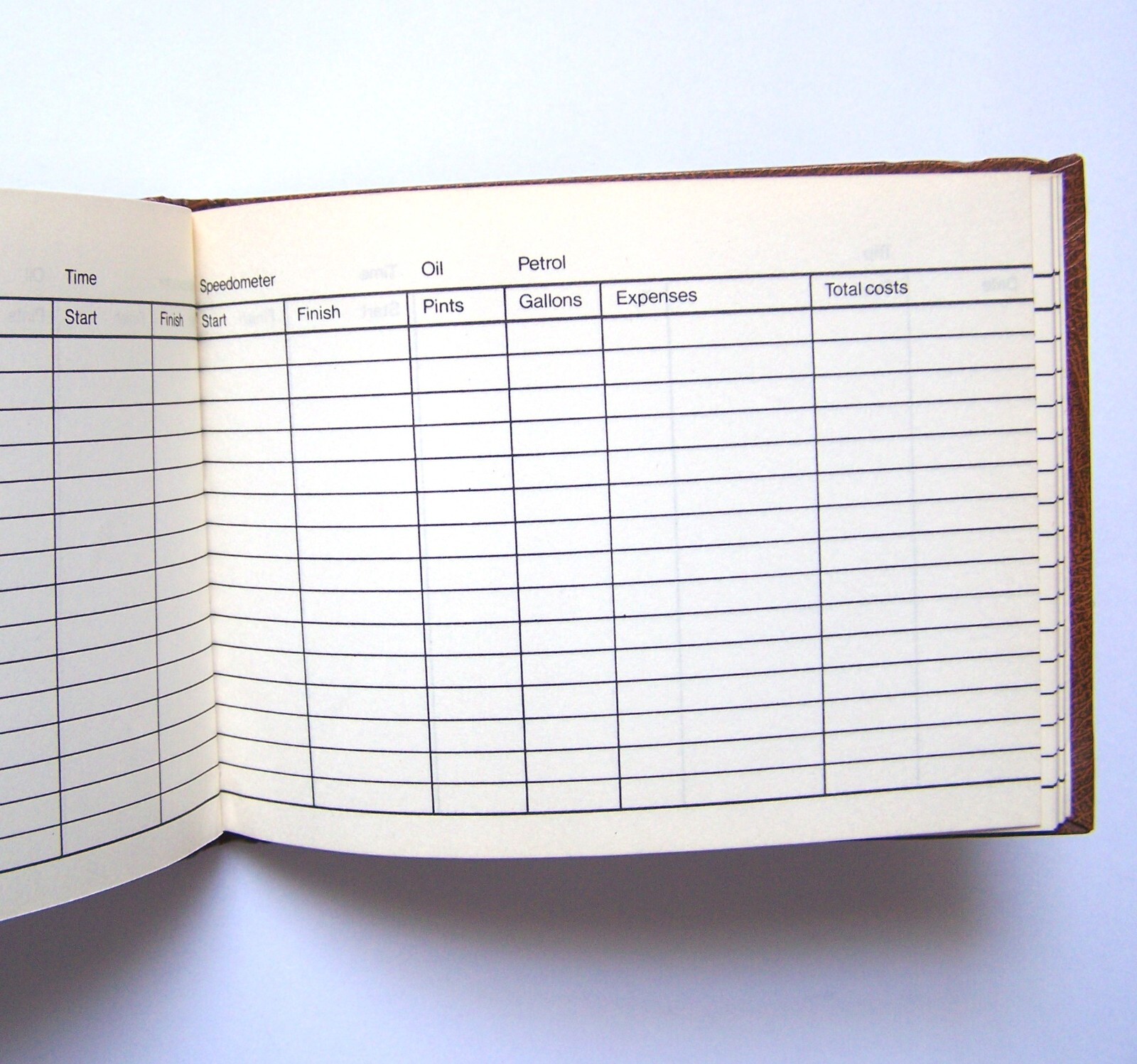 Vintage Retro Car Record Log Book - Made in Japan | eBay