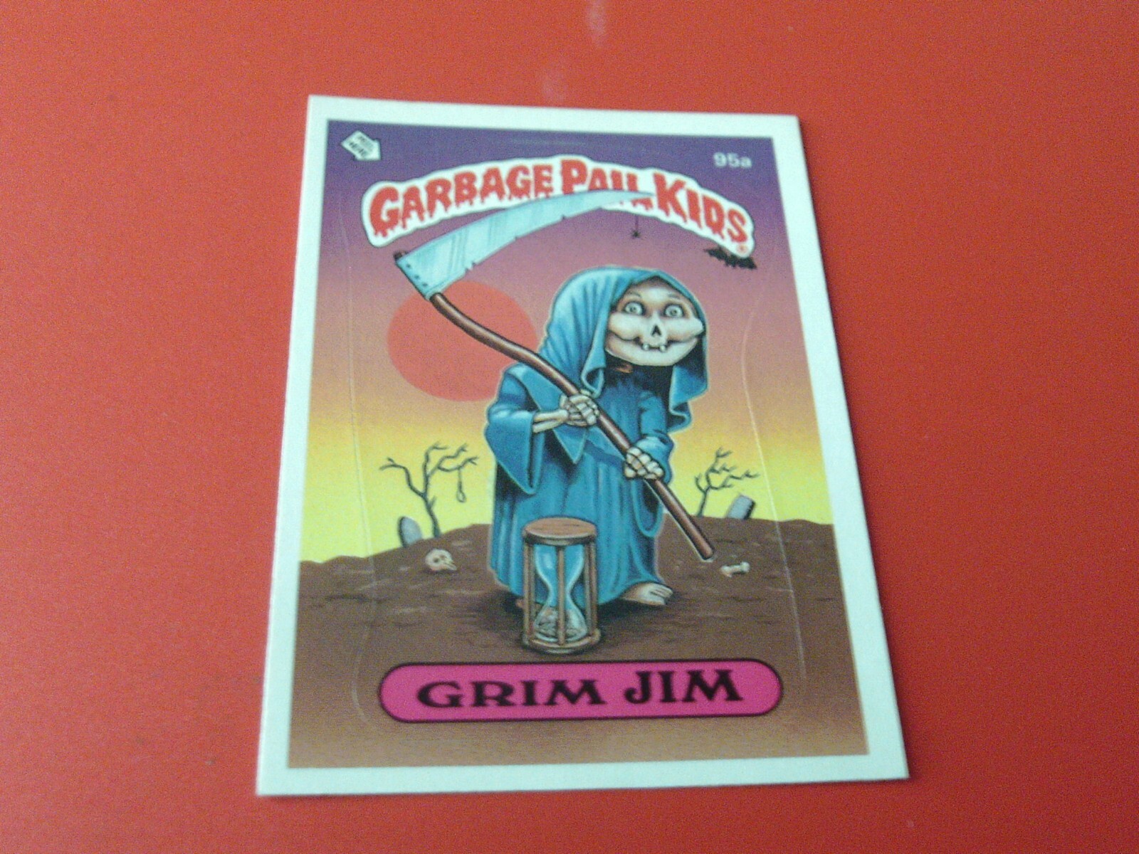 1986 TOPPS GRIM JIM GARBAGE PAIL KIDS # 95 a STICKER SERIE 3 MINT+ | eBay