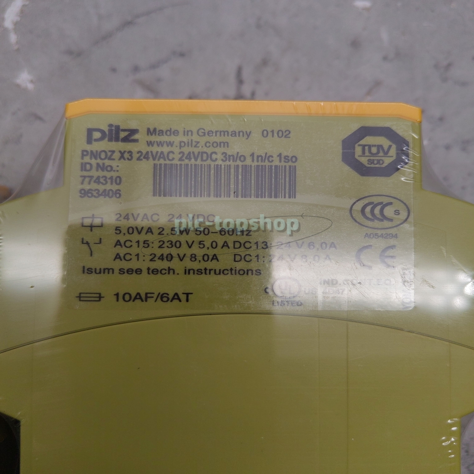 New PILZ 774310 PNOZ X3 24VAC/VDC 3n/o 1n/c 1so Fast Ship PLC##l/1 | eBay