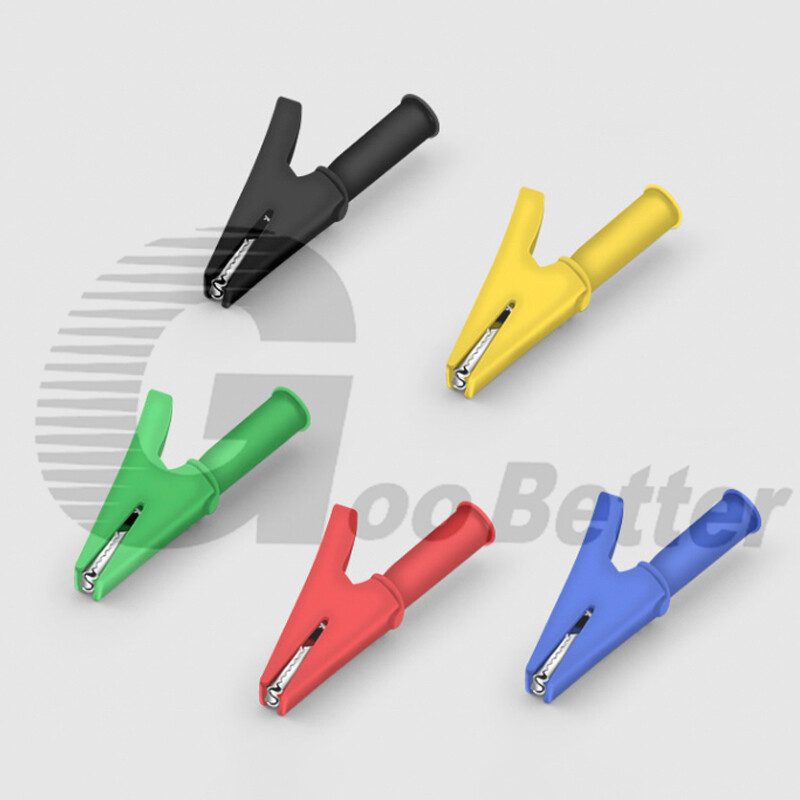 Electric Insulated Test Crocodile Clamps Alligator Clips Clamps ...